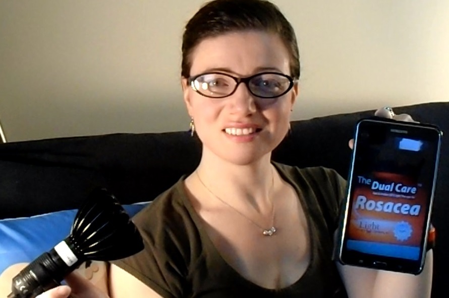 The Dual Care LED Red and Amber Light Therapy for Rosacea has launched ...